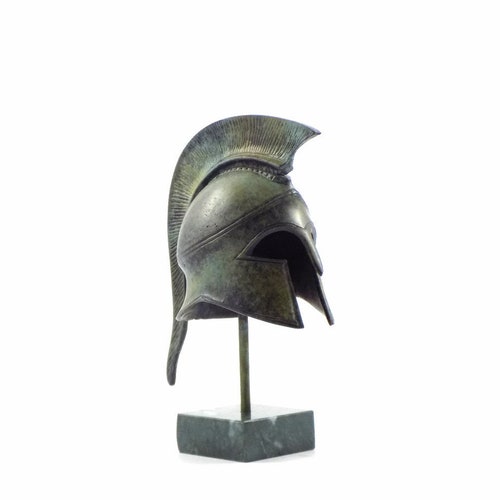 Corinthian Spartan Helmet Anthemion and Gorgonion Crest Bronze - Etsy