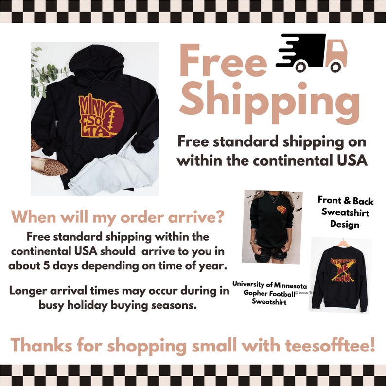 In My Gopher Era Sweatshirt Gopher Sweatshirt Minnesota Gopher Football ...