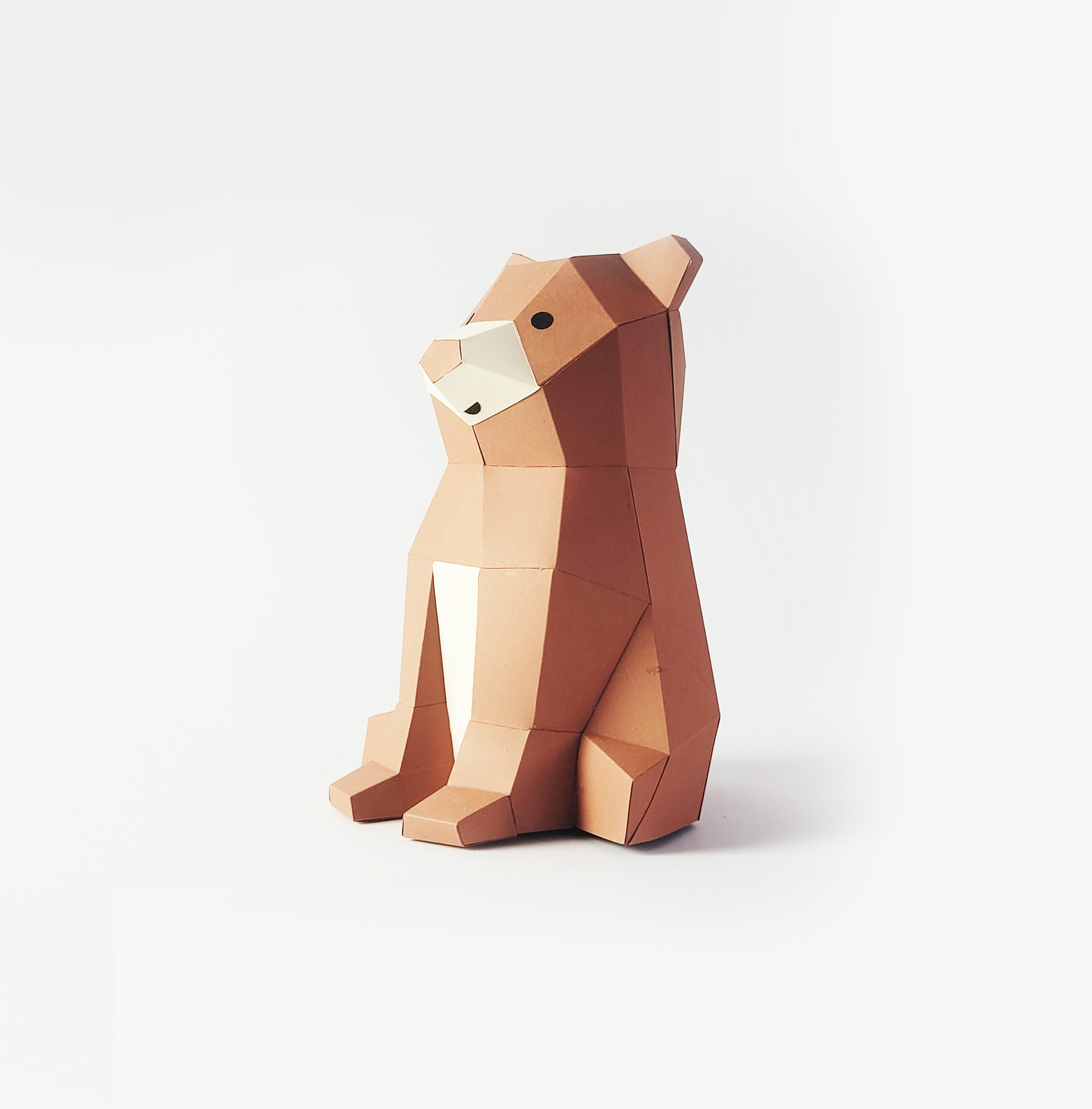 Paper Bear Papercraft Lowpoly DIY Printable Template PDF Home ...
