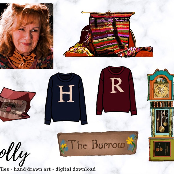 Molly Weasley Svg - Etsy