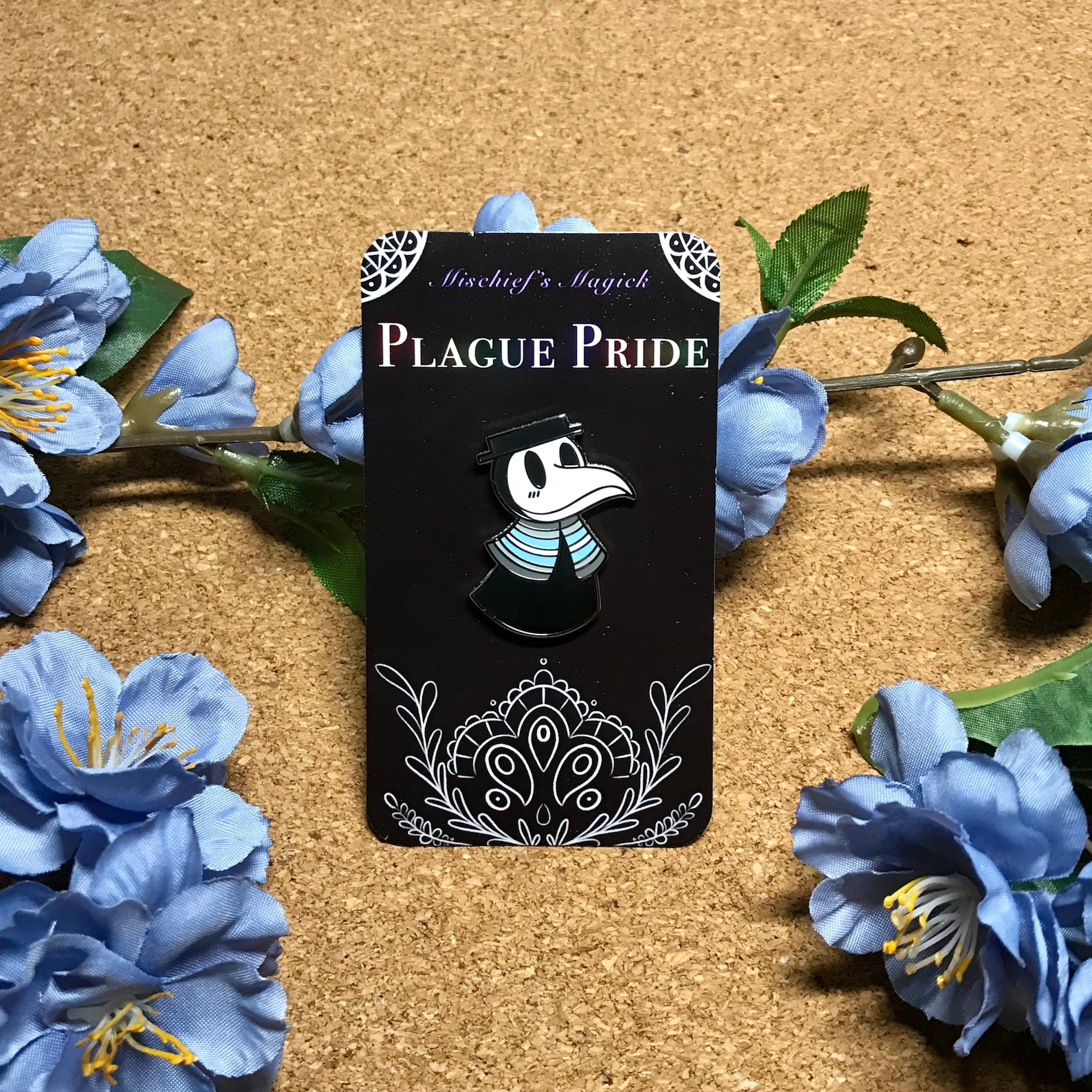 Plague Pride: Demiboy Pin - Etsy