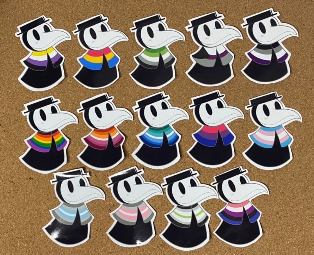 Plague Pride Stickers - Etsy