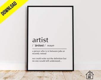 Artist Definition | Etsy