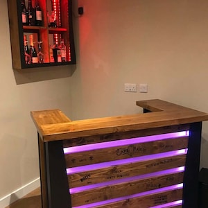 Rustic Modern Bar - Etsy