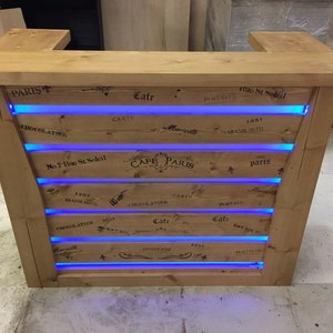 Rustic Modern Bar - Etsy