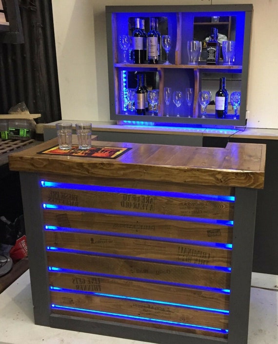 Rustic Modern Bar - Etsy UK