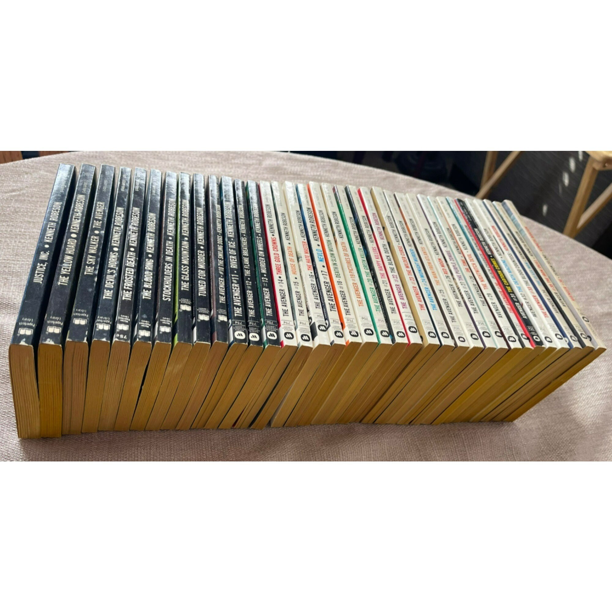 The Avenger Bantam Paperback Complete Set 1-36 All First Editions VERY ...