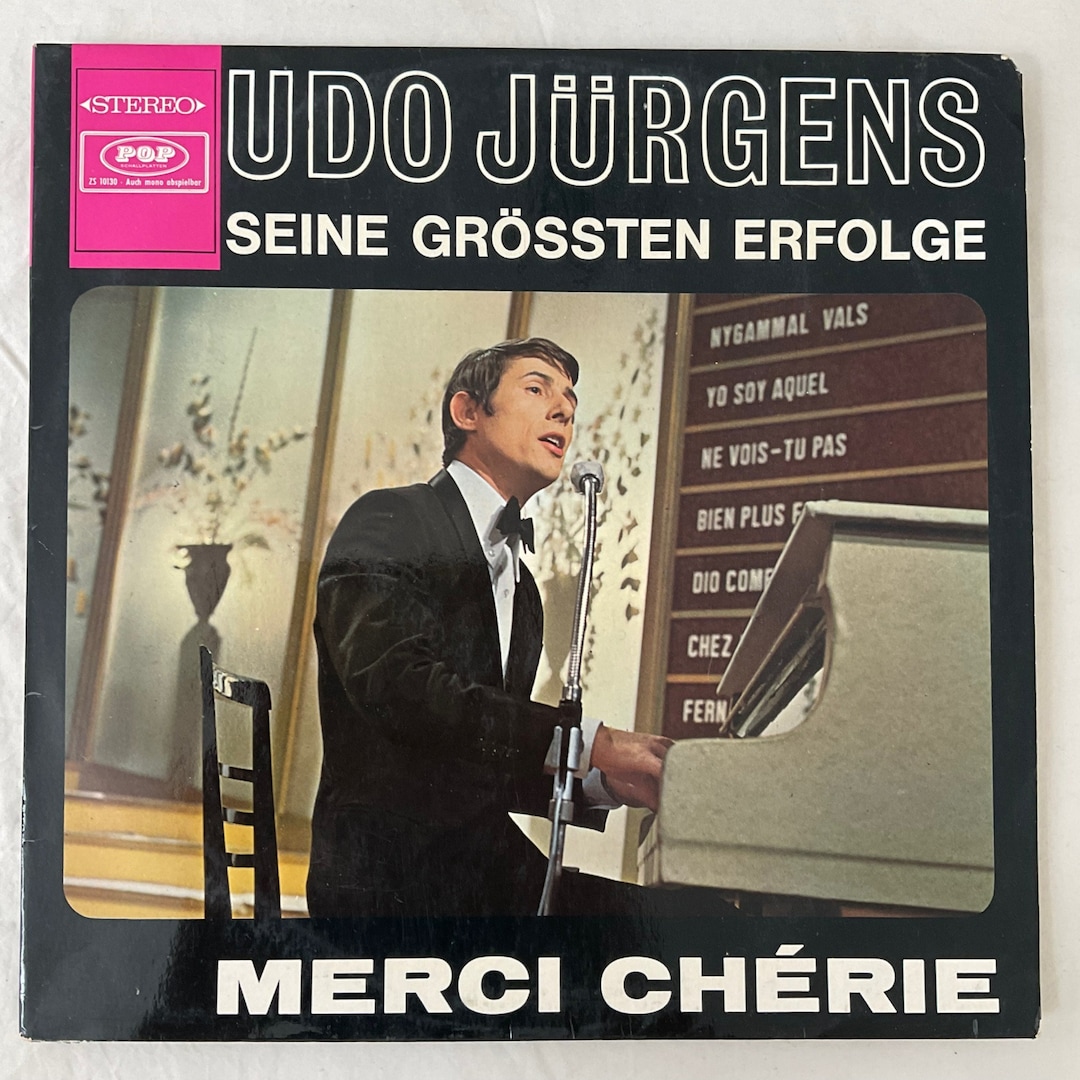 Udo Jurgens: Merci Cherie Vintage Vinyl Record - Etsy