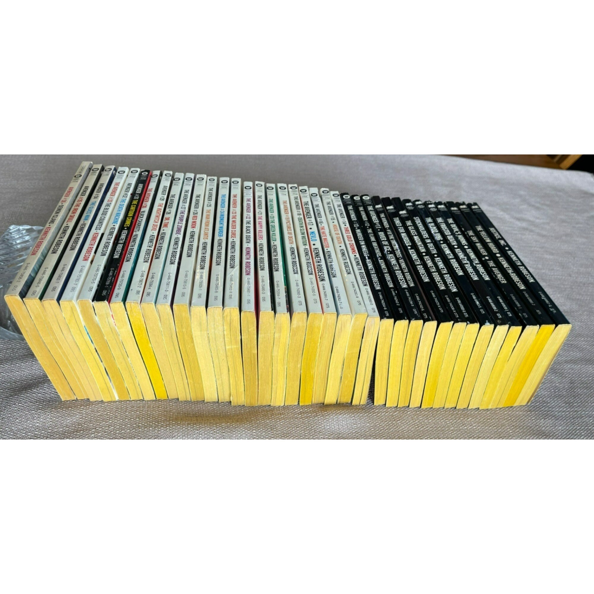 The Avenger Bantam Paperback Complete Set 1-36 All First Editions VERY ...