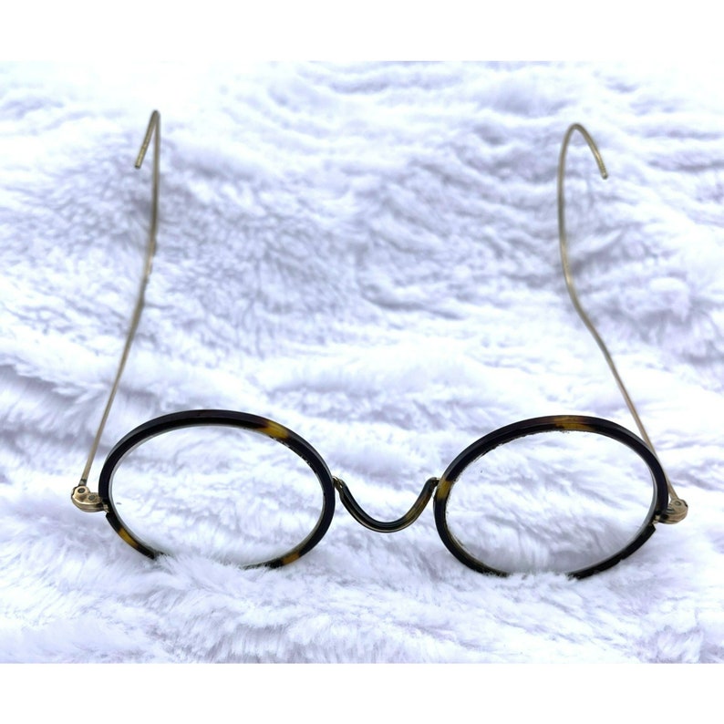 Antique 12K Yellow Gold Reading Glasses, 1X Magnification - Etsy