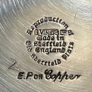 Viners Silver Plate on Copper Candle Holders - Etsy
