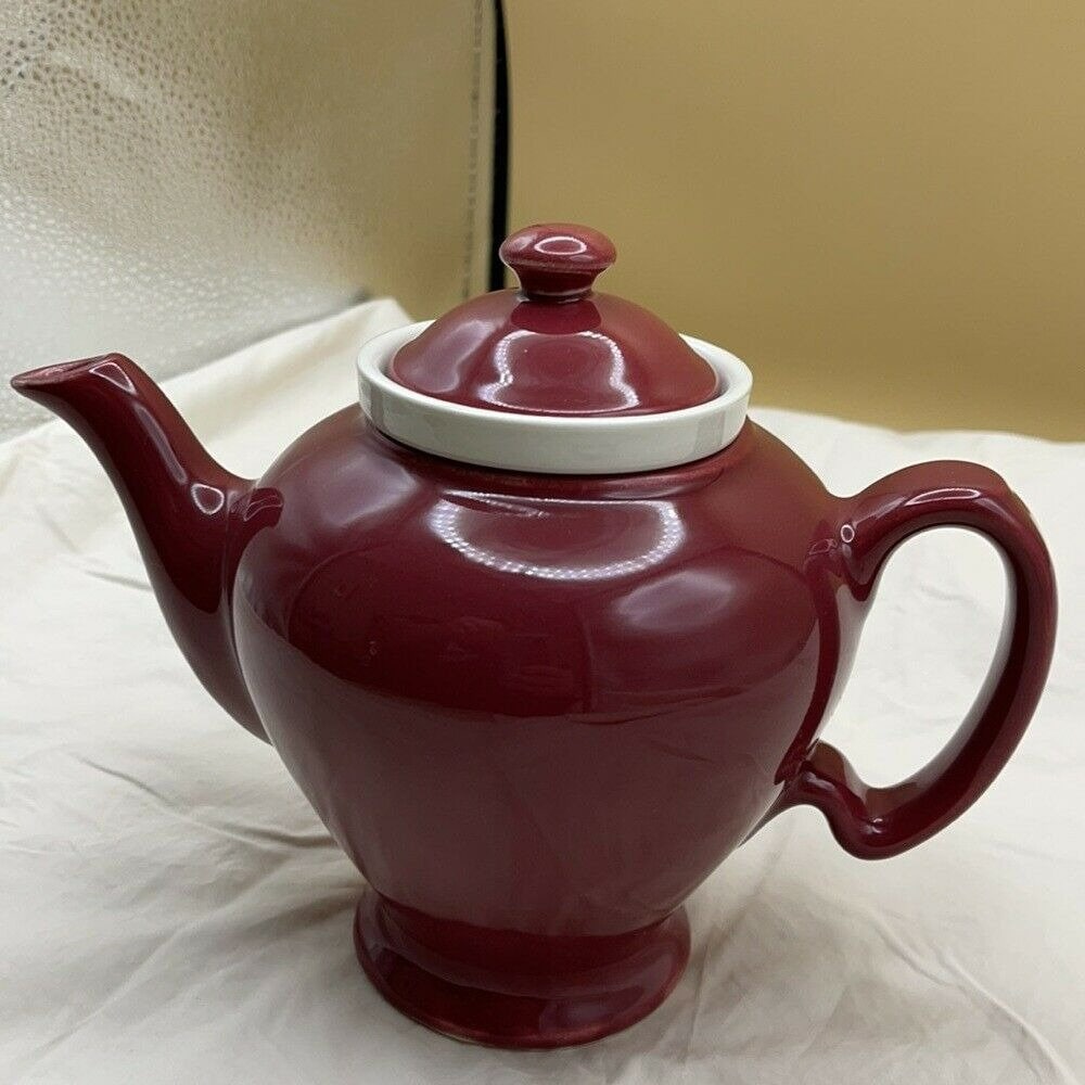 Mccormick Baltimore Tea Steeping Tea Pot Burgundy - Etsy
