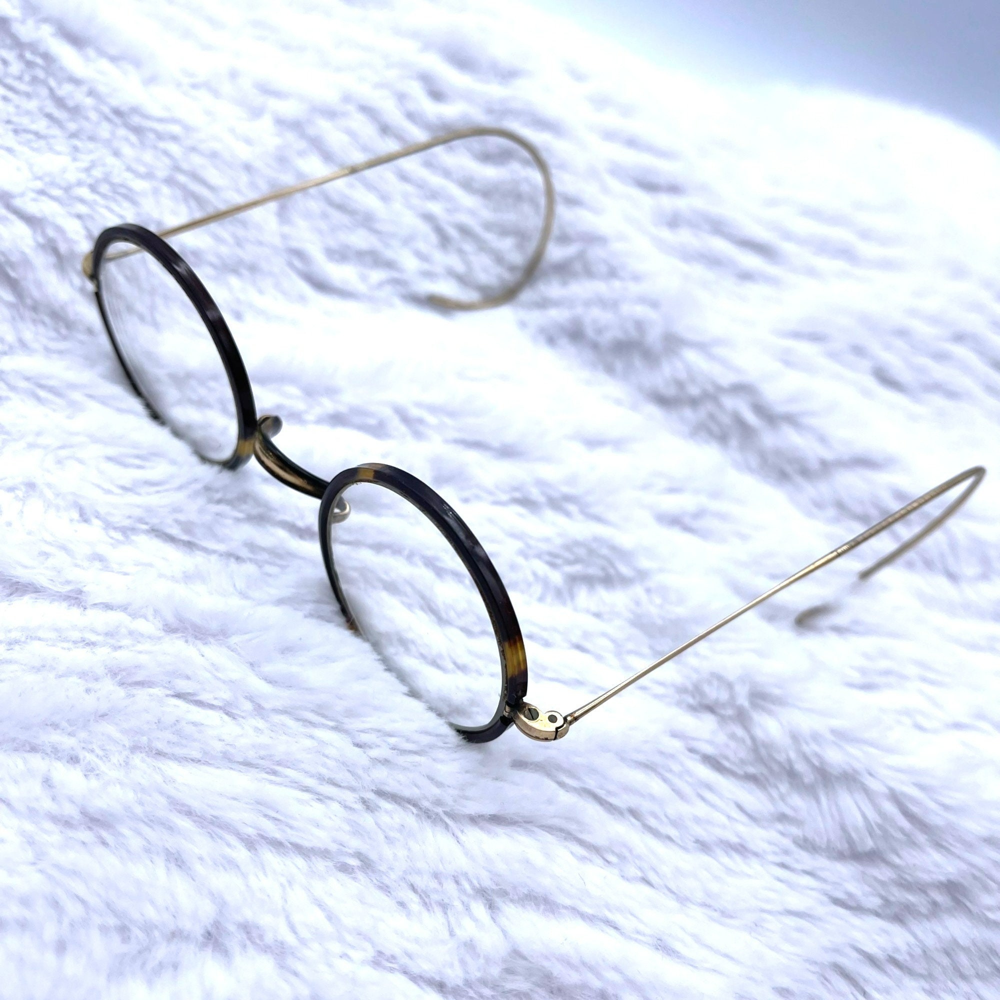 Antique 12K Yellow Gold Reading Glasses, 1X Magnification - Etsy