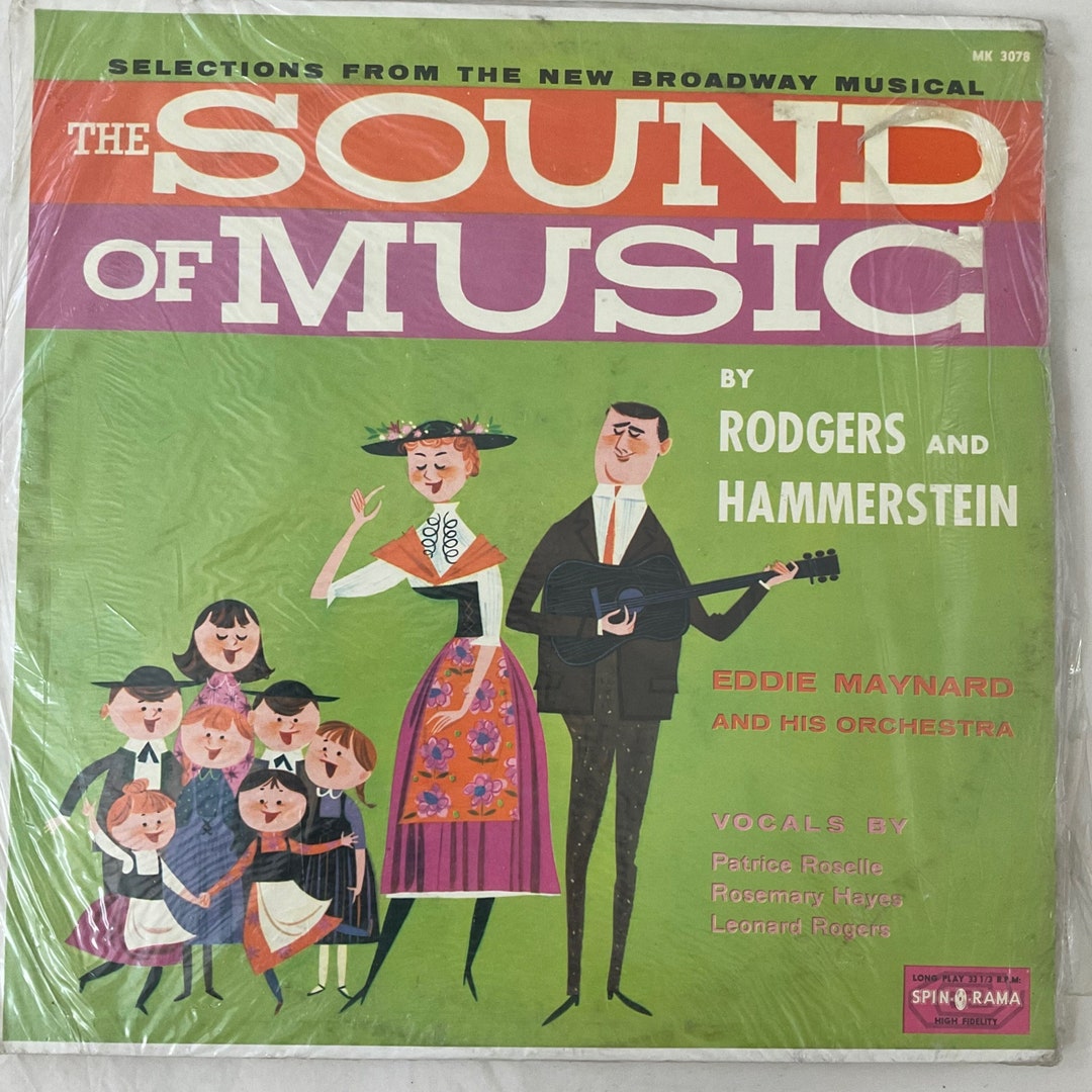 Rodgers and Hammerstein: the Sound of Music Vintage Vinyl Record - Etsy