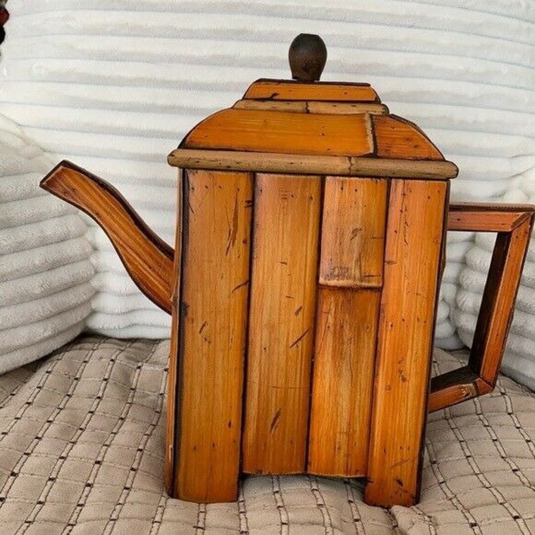 Bamboo Tea Pot Tea Bag Keeper Box - Etsy