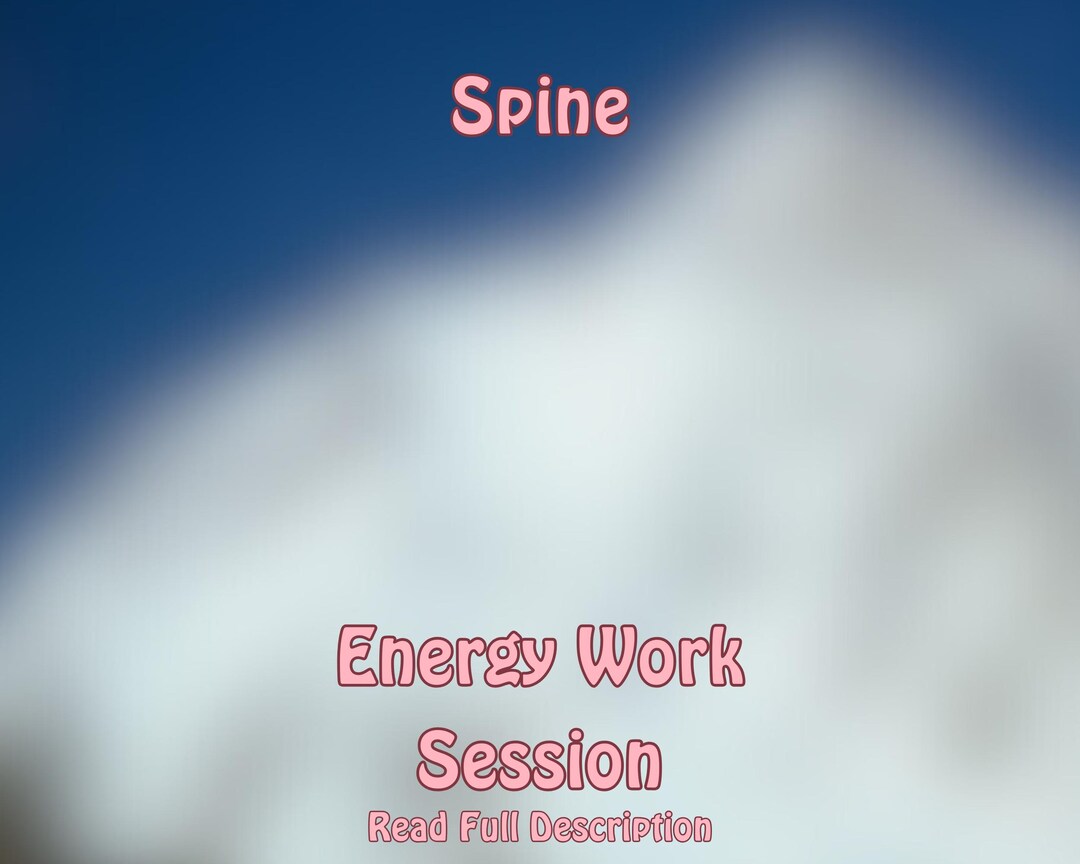 Spine Energy Work Session Same Day, Ayurveda Alternative Medicine - Etsy