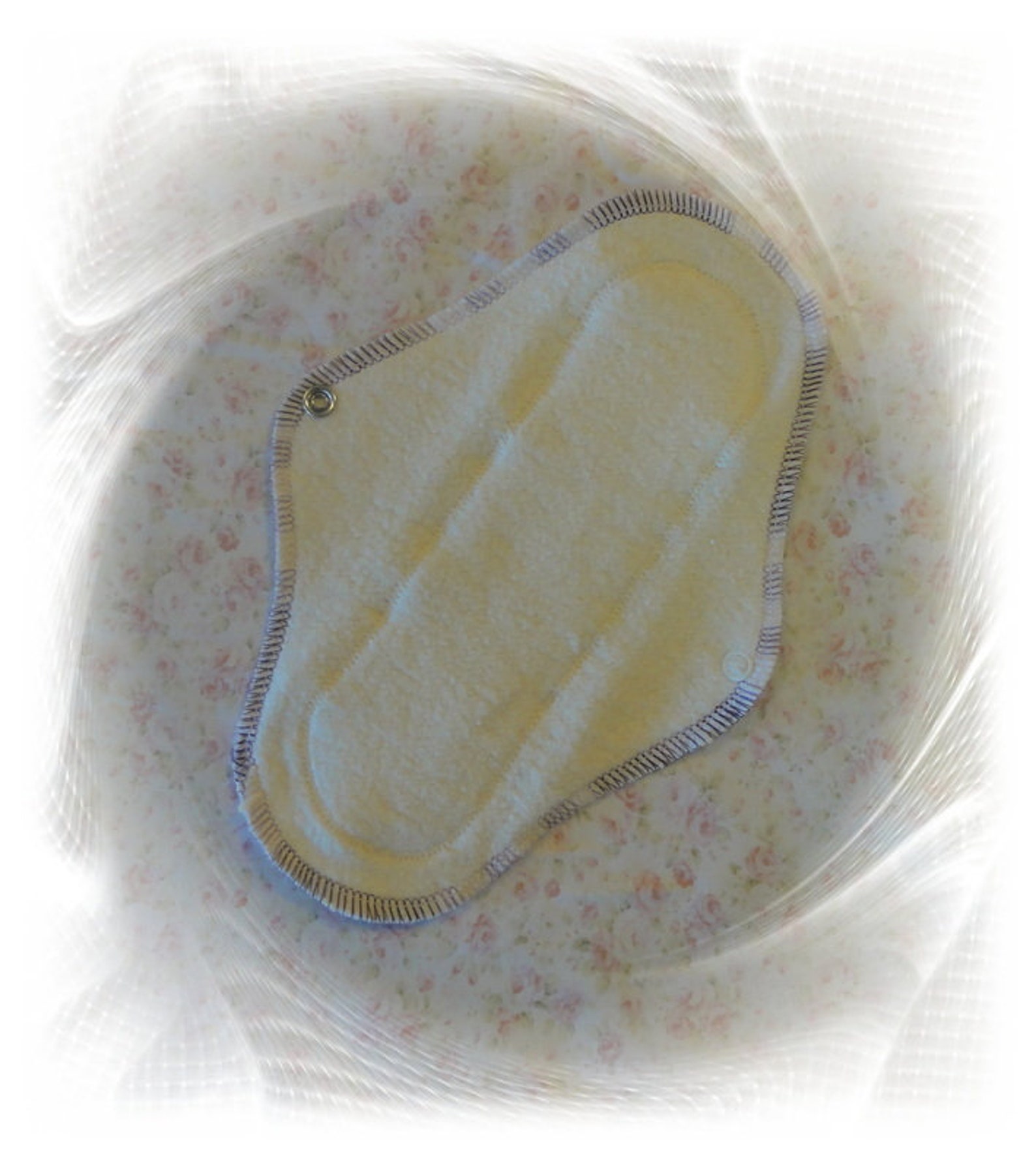 Hemp/organic Cotton Day Pad Wild Rose Cloth Menstrual Pad / Pantyliner ...