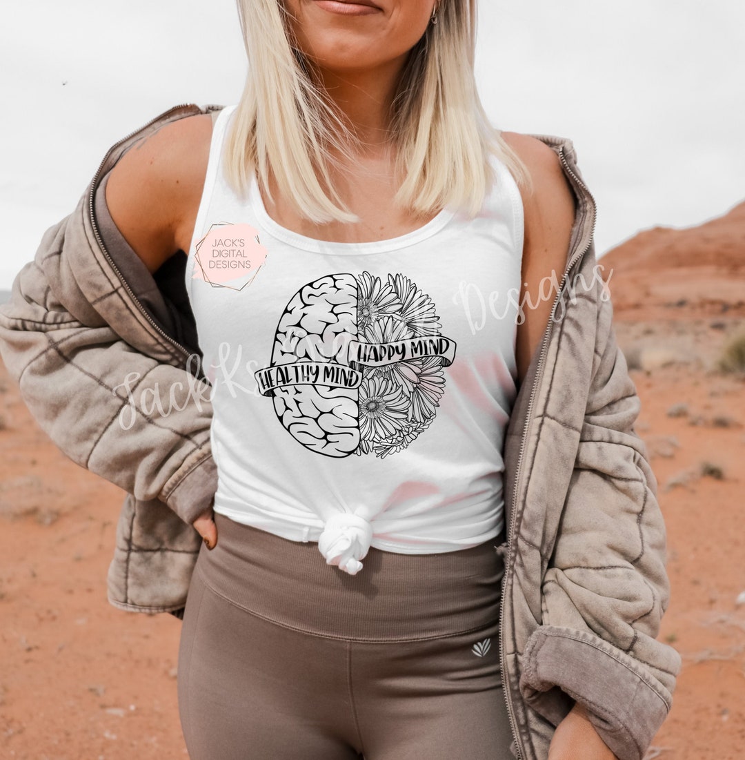 Healthy Mind Happy Mind Png, Mental Health Matters Png, Motivational ...