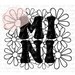 Retro Mini Png, Retro Flower Png, Floral Png, Motivational Png, Mini ...