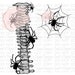 Spider Spine Png, Spooky Skeleton Png, Spooky Season Png, Skeleton ...
