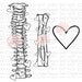 Heart Spine Png, Valentine Skeleton Png, Sleeve Png, Skeleton Design ...