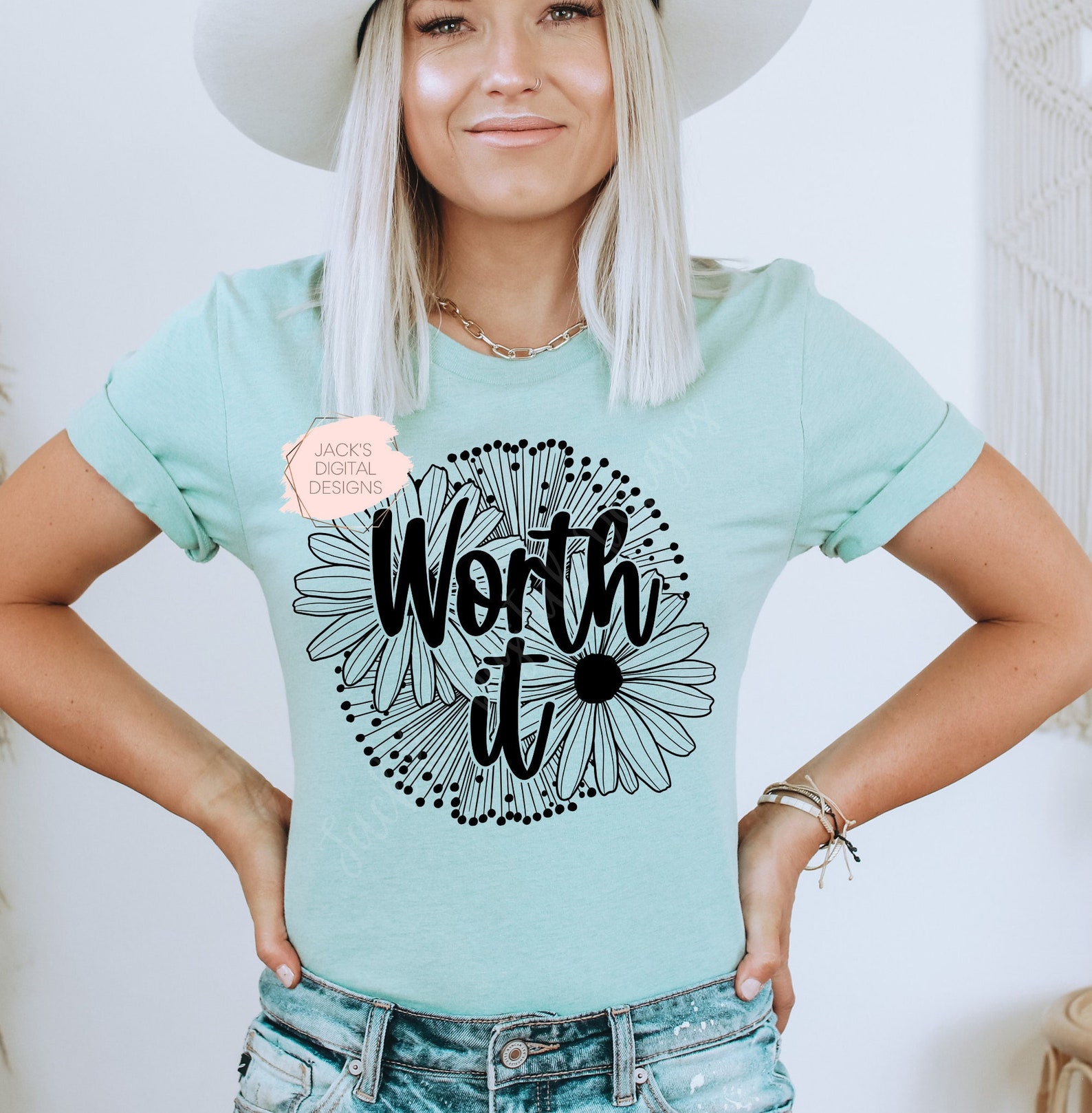 Worth It Svg Worth It Png Daisy Svg Wildflower Png Spring - Etsy