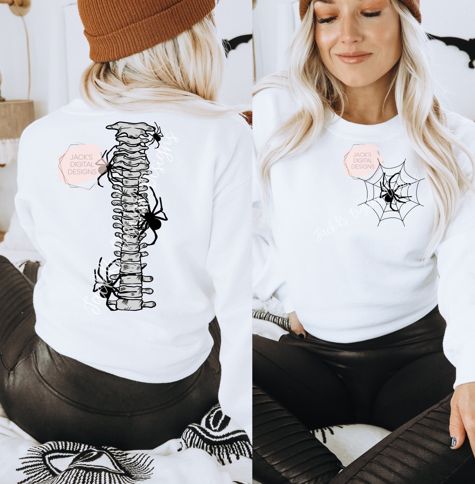 Spider Spine Png, Spooky Skeleton Png, Spooky Season Png, Skeleton ...