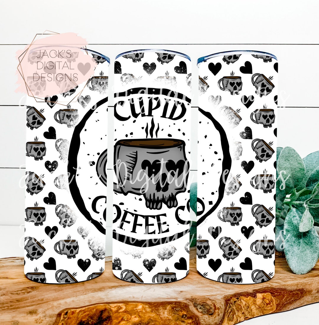 Cupid Coffee Co Seamless Tumbler Wrap, Coffee Tumbler Wrap, 20 Oz ...