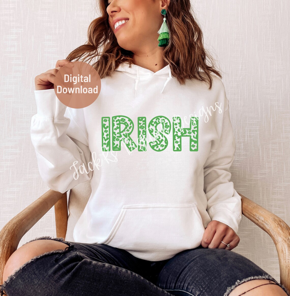 Im Irish Svg Leopard Print Svg Im Irish Png St Patricks | Etsy