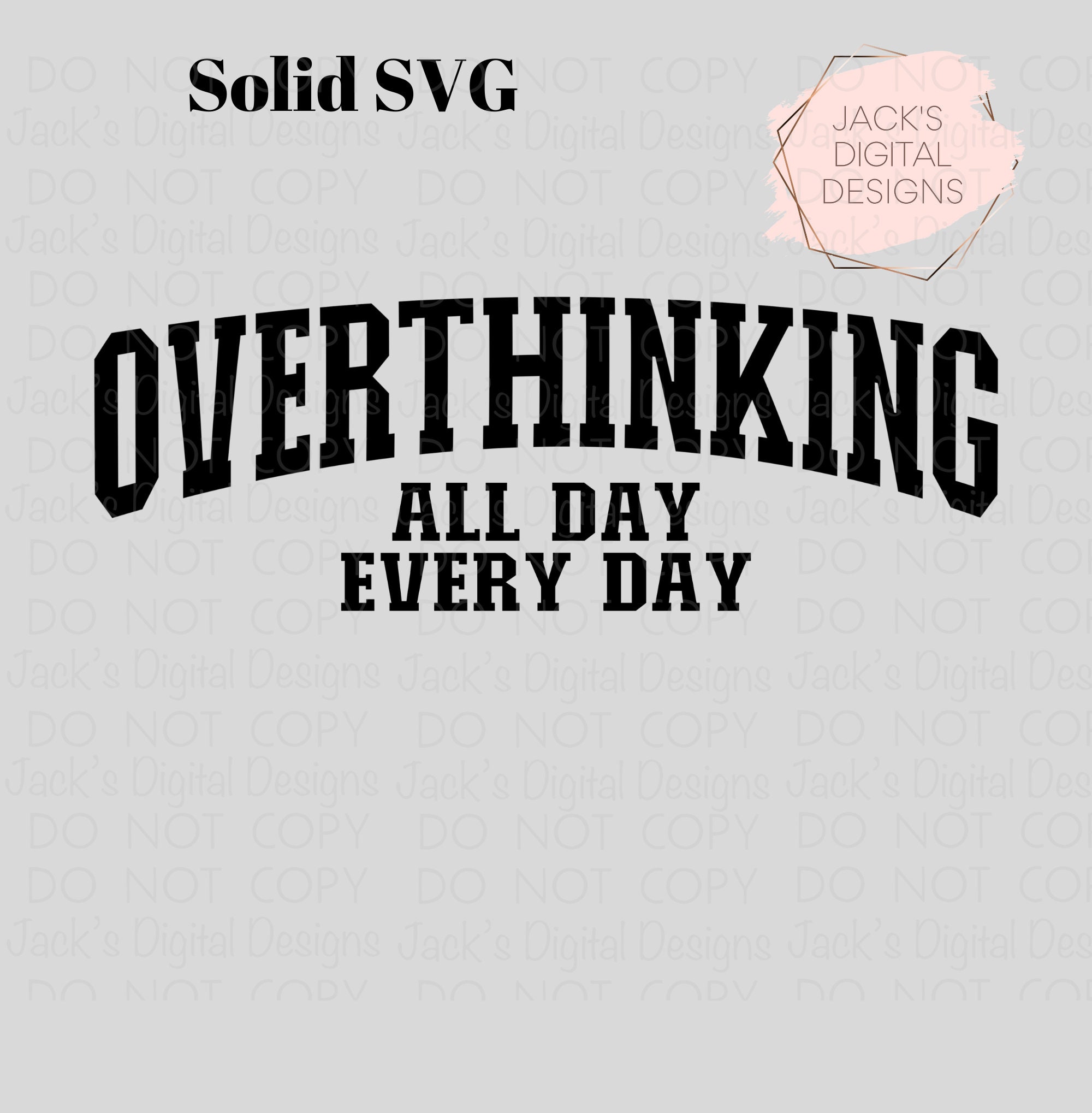 Overthinking Svg Overthinker Svg Mental Health Png - Etsy