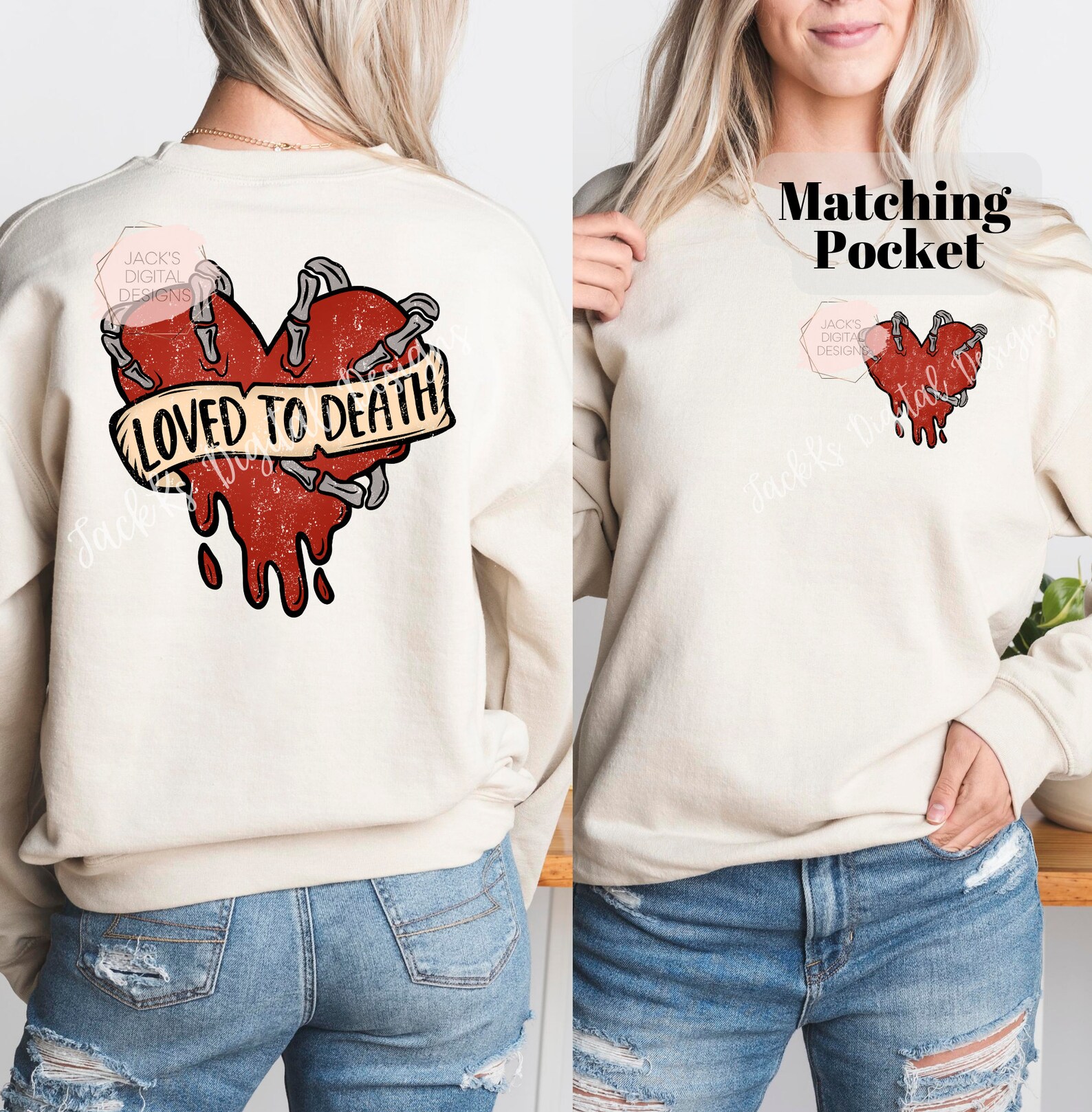 Loved to Death Png Valentines Day Png Skeleton Heart Png - Etsy