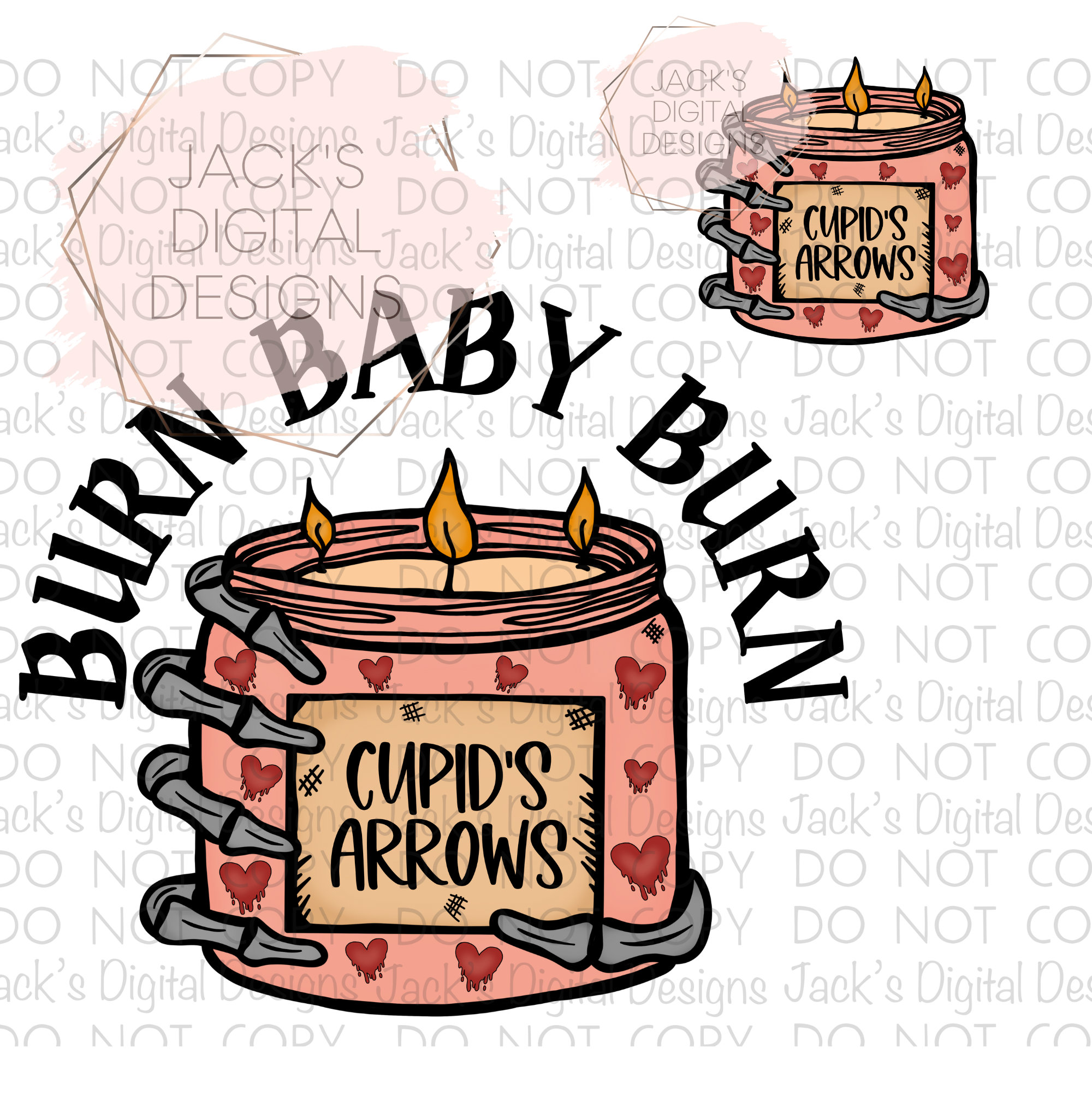 Cupids Arrows Png Anti Valentines Day Png Skeleton Heart - Etsy
