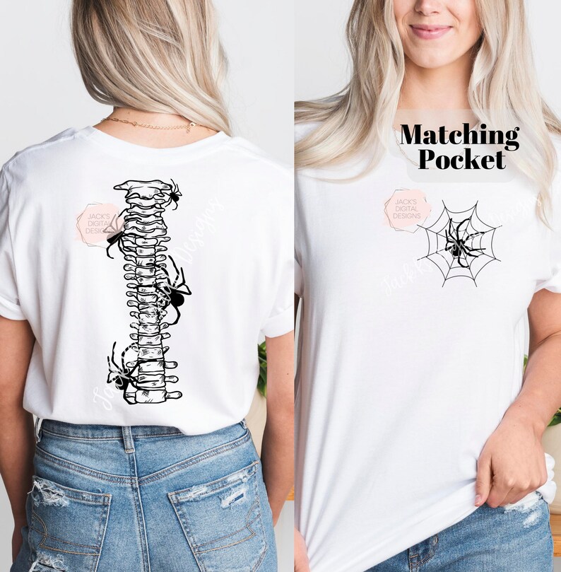 Spider Spine Png, Spooky Skeleton Png, Spooky Season Png, Skeleton ...