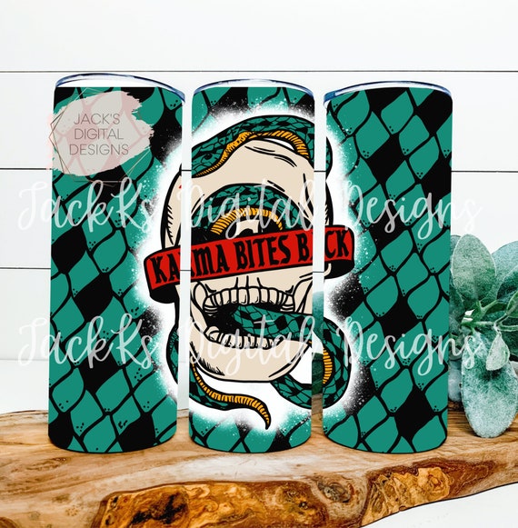 Karma Bites Back Tumbler Wrap Karma Bites Back Png Skeleton - Etsy
