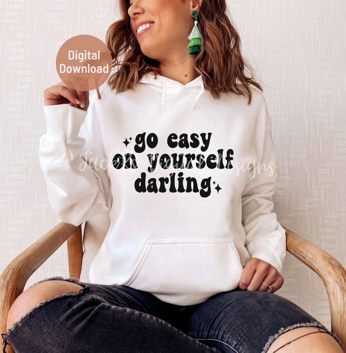 Go Easy on Yourself Darling Svg Go Easy on Yourself Png | Etsy