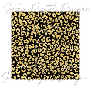 Gold Glitter Leopard Background Png, Leopard Print Png, Glitter ...