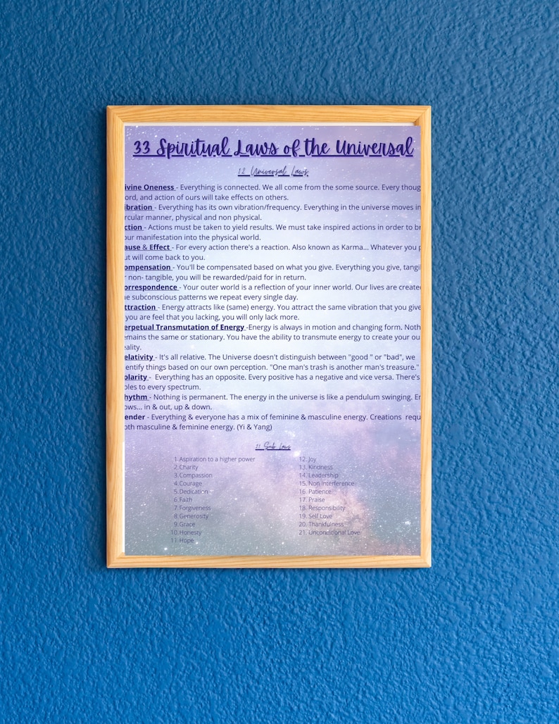 Universal Laws PDF - Etsy