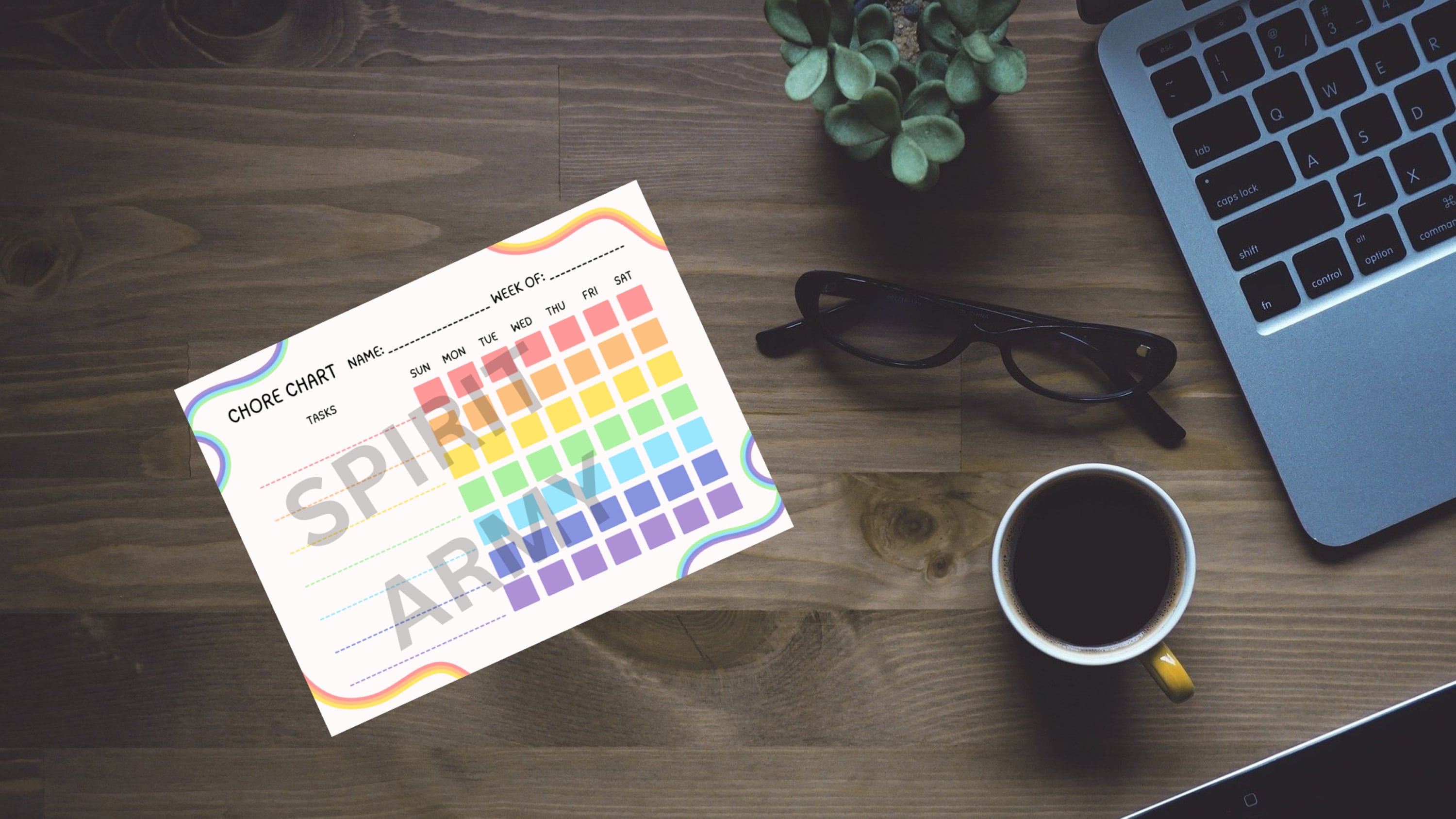 Chore Chart for Kids, Printable Responsibility Chart - Etsy