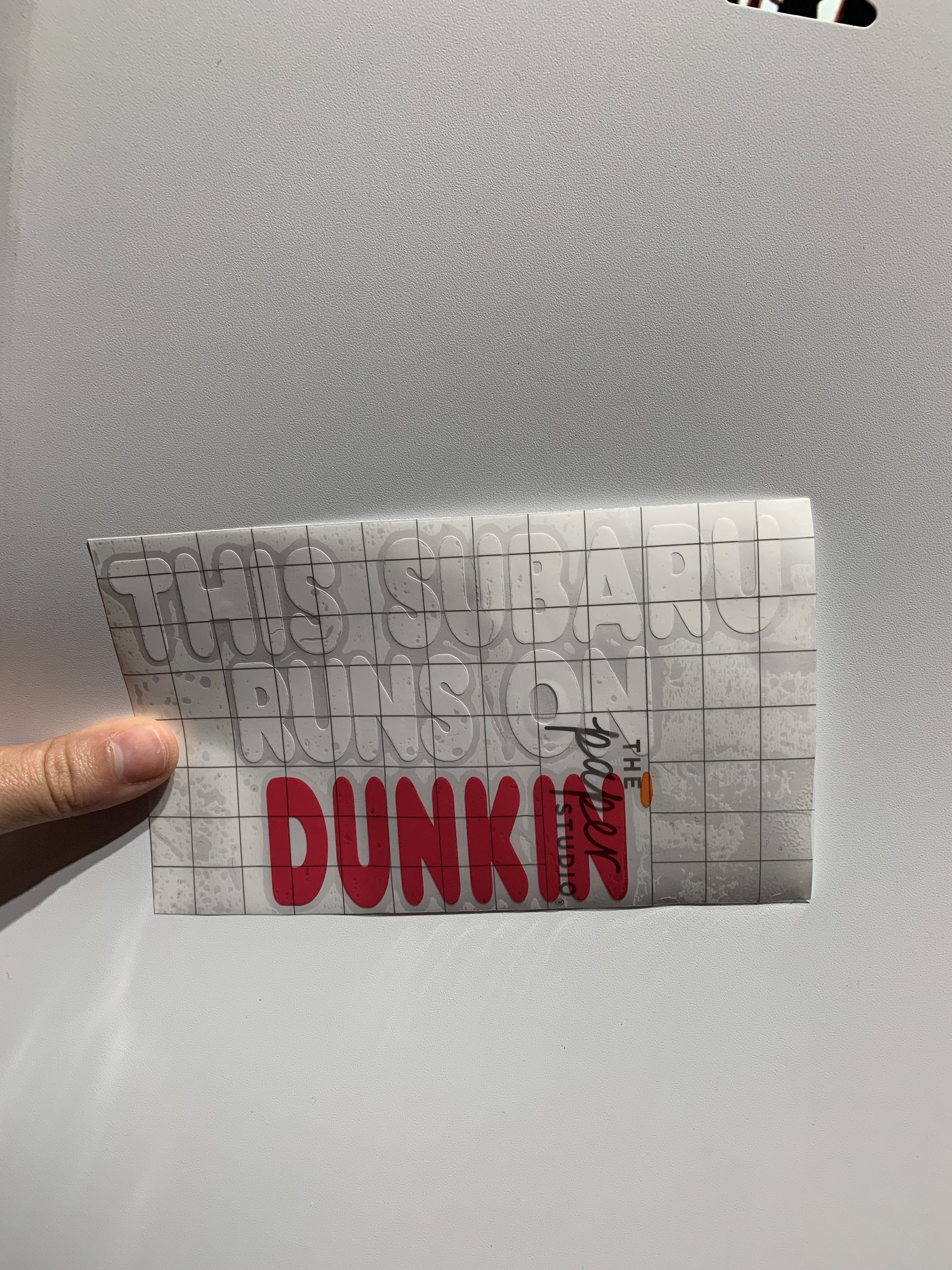 Dunkin’ Custom Car Decal - Etsy