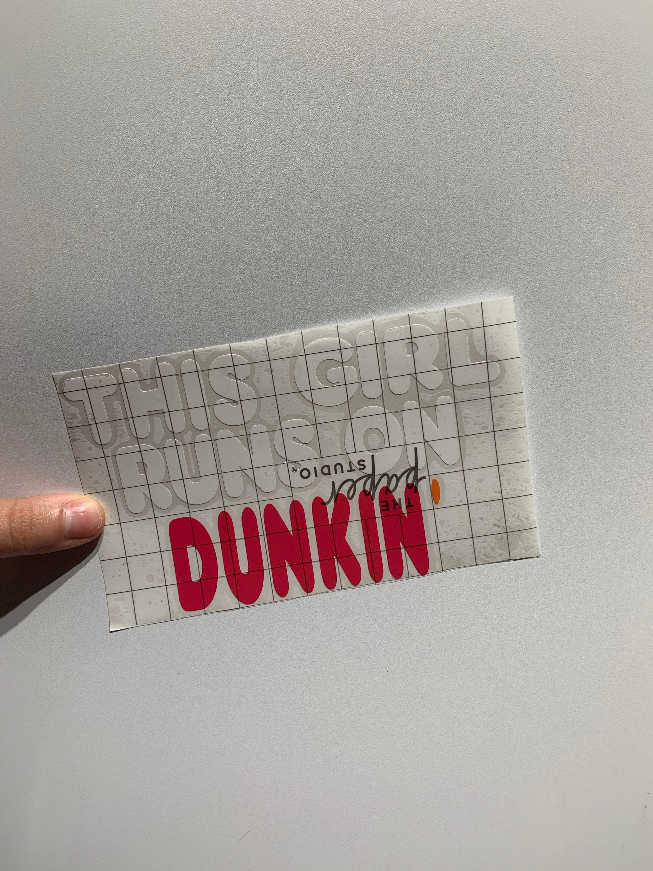 Dunkin’ Custom Car Decal - Etsy