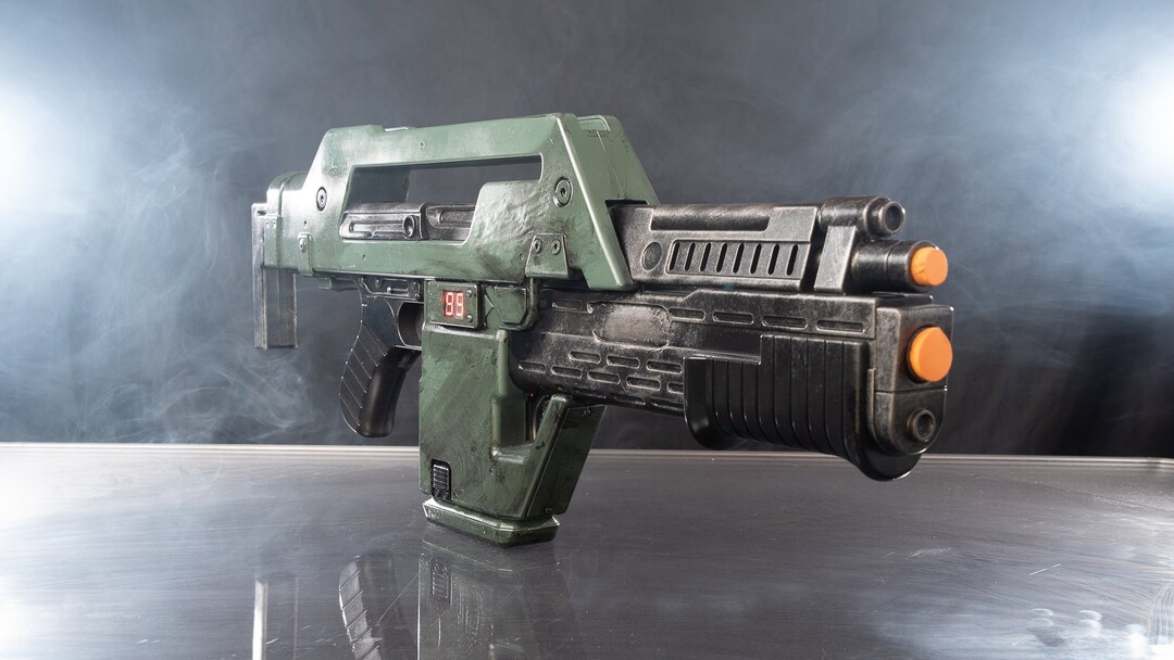 Aliens Pulse Rifle Nerf Repaint Prop - Etsy