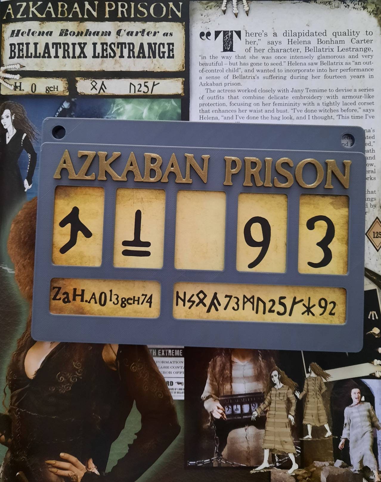 Bellatrix Lestrange Azkaban Number