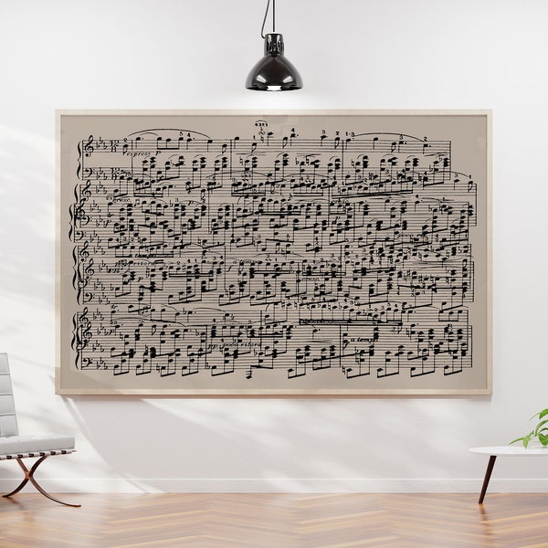 Large Music Poster - Etsy