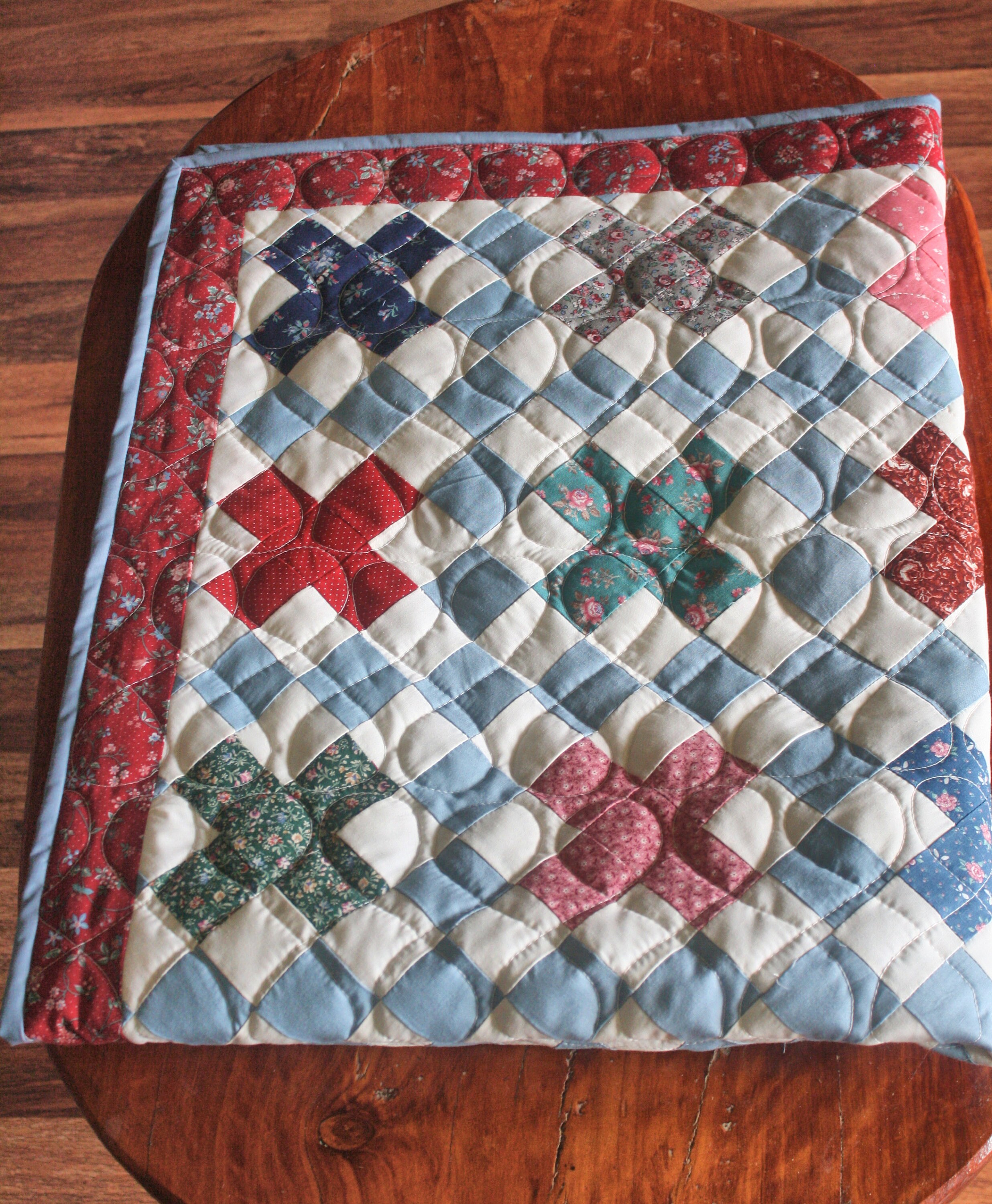 Simple Nine-patch on Point Baby or Toddler Quilt - Etsy