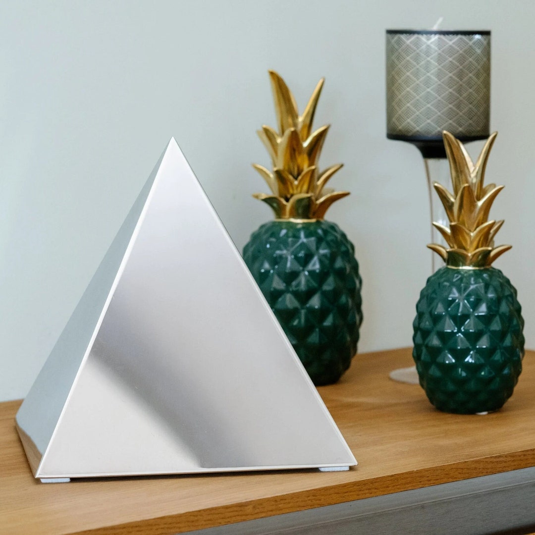 Stainless Steel Polished Pyramid Urn ADULT - Personalized - Etsy