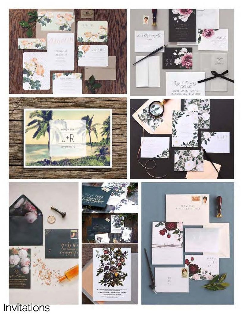 Full Digital Wedding Design Package - Etsy