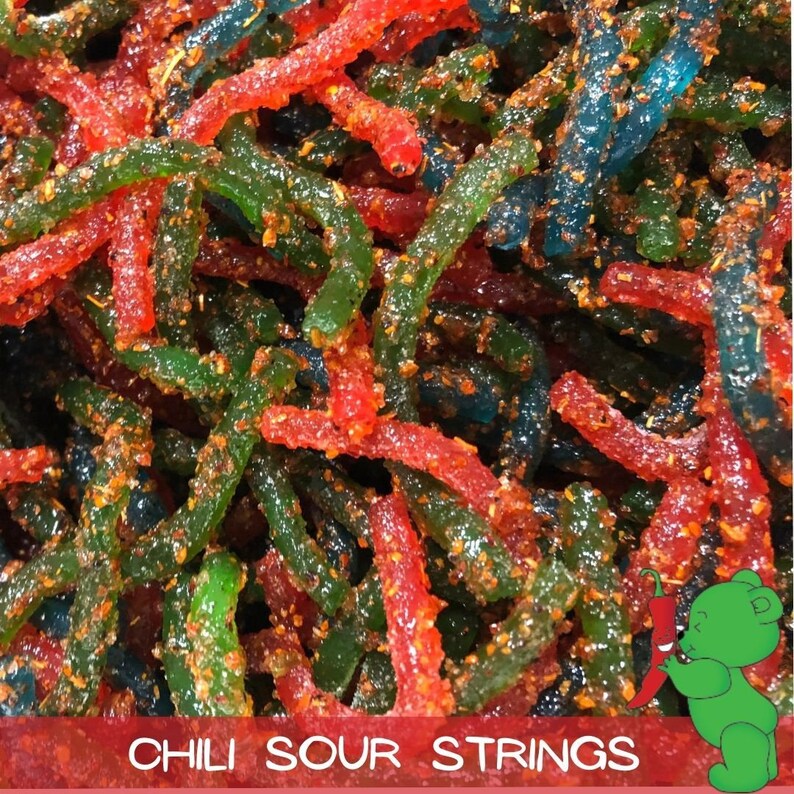 Sour Strings Chili Candy | Etsy