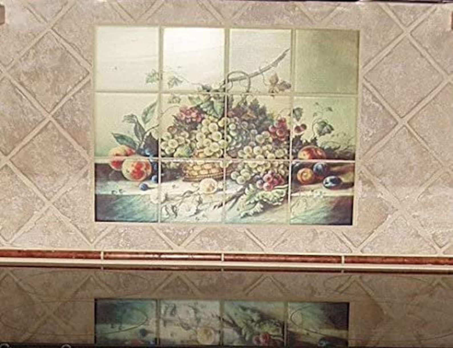 Fruits Bouquet by Corrado Pila Art Tile Mural Kitchen Shower Bath ...