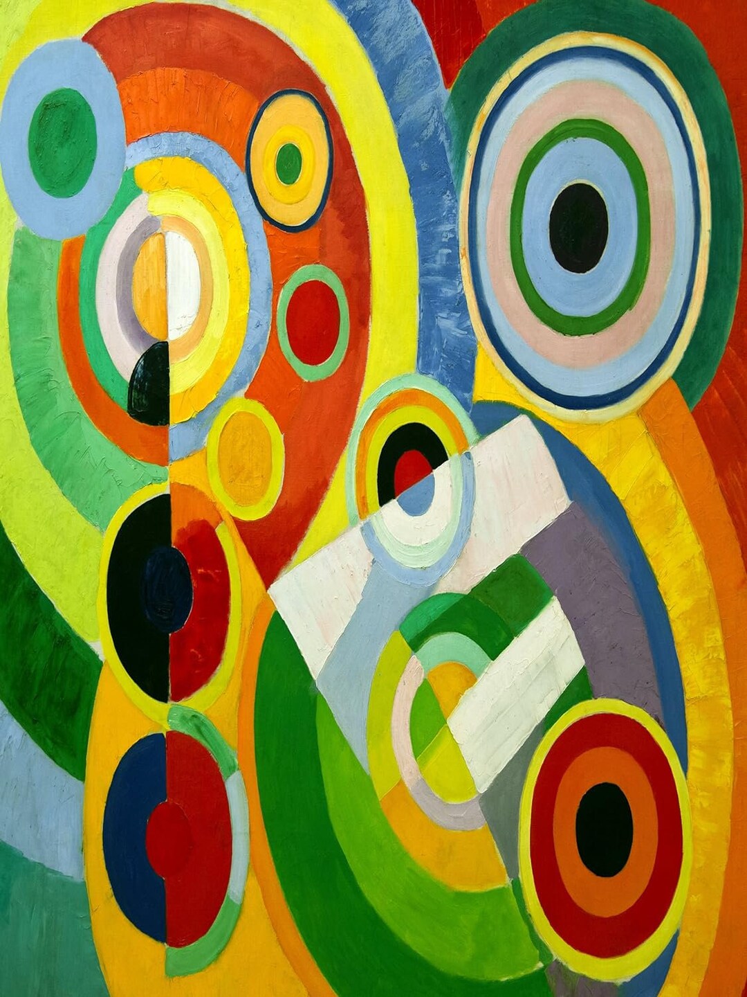 Joy Rhythm of Life by Robert Delaunay Colored Abstraction Fantasy ...