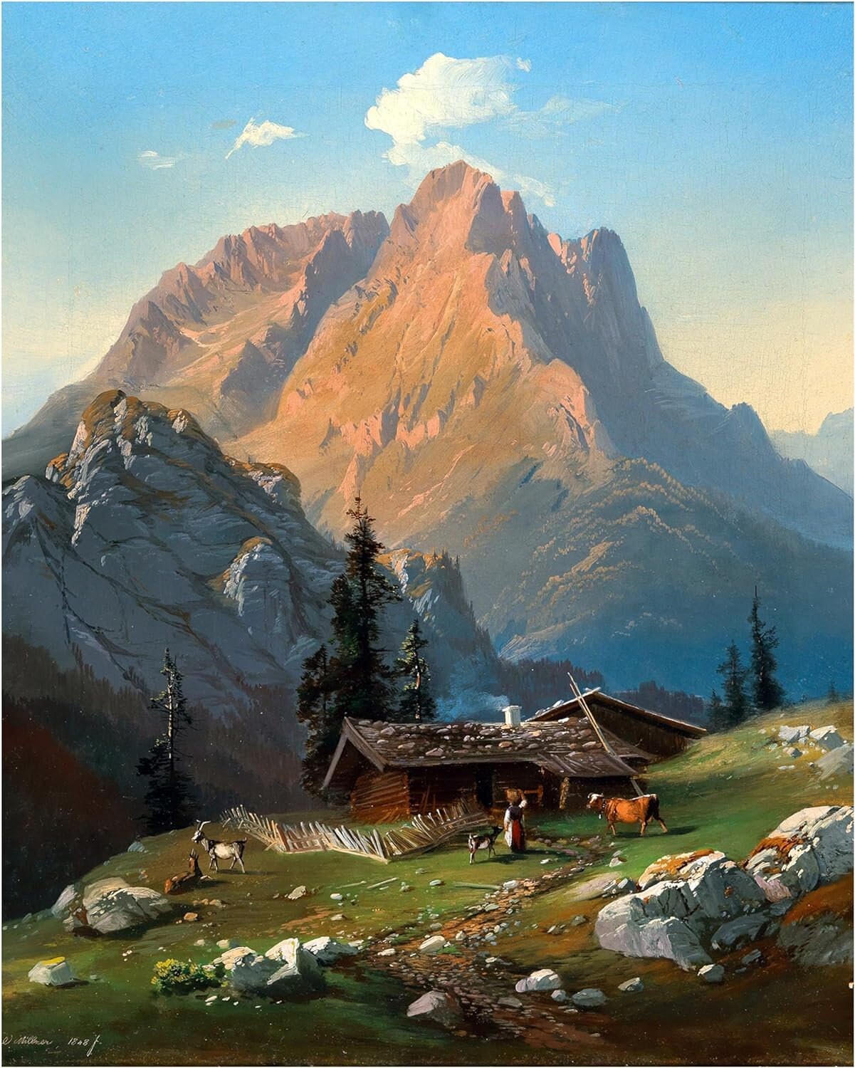 Staufen Mountain Farm by Carl Millner Accent Tile Mural Kitchen ...